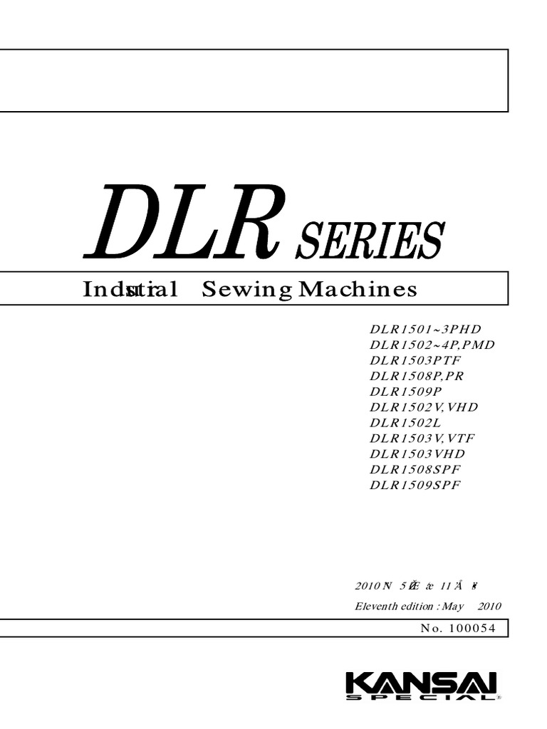 KANSAI SPECIAL DLR-11th PART BOOK | PDF