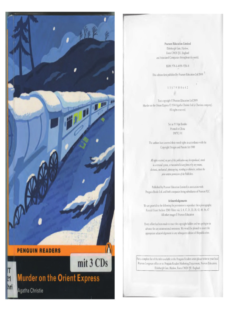Murder On The Orient Express | PDF | Agatha Christie | Hercule Poirot
