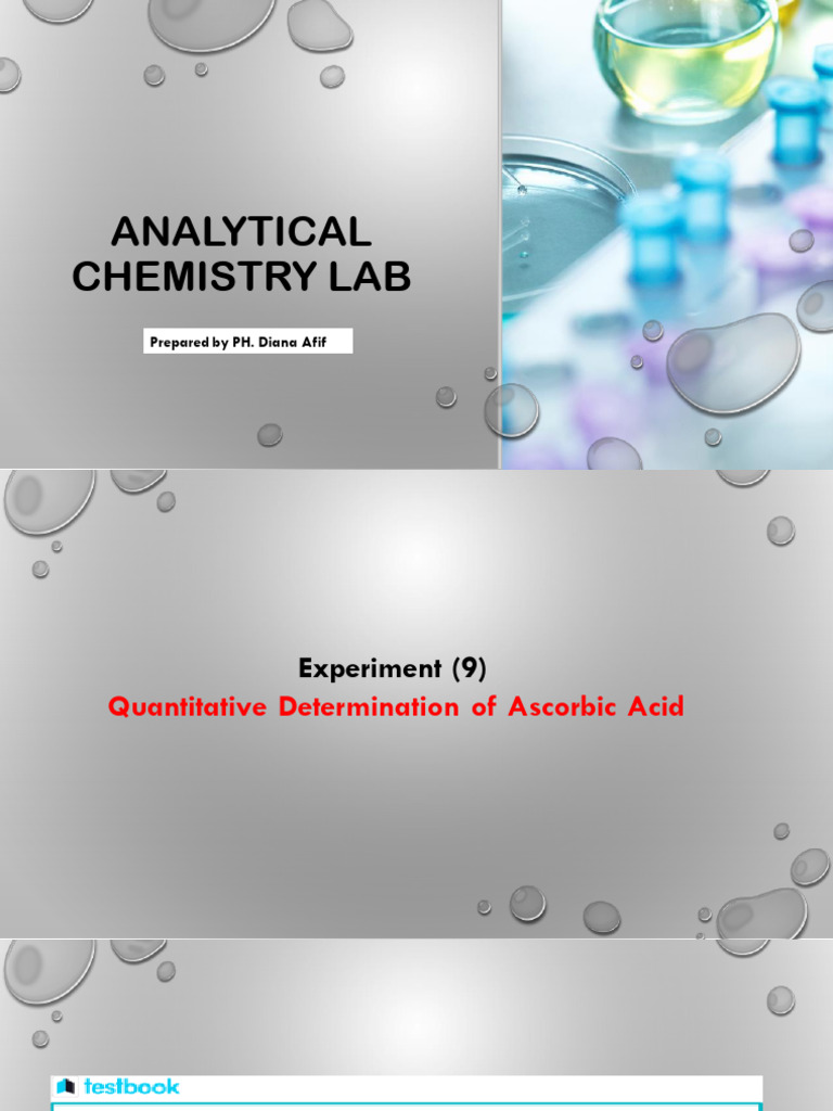 Lab 9 Analytical Chemistry | PDF