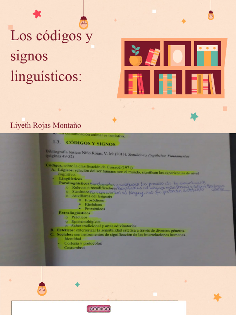 Los Códigos y Signos Linguisticos-1 | PDF | Comunicación