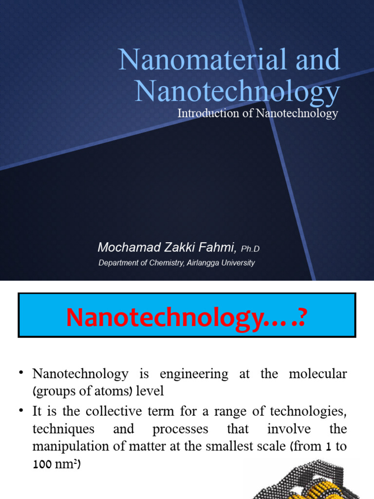 Materi 1 | PDF | Nanotechnology | Nanomaterials