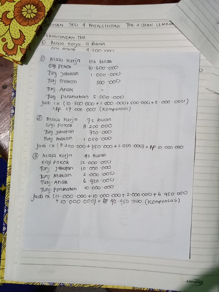 Tugas Mandiri 4 Uang Pesangon - KP Devi Istigfariatul Laili | PDF
