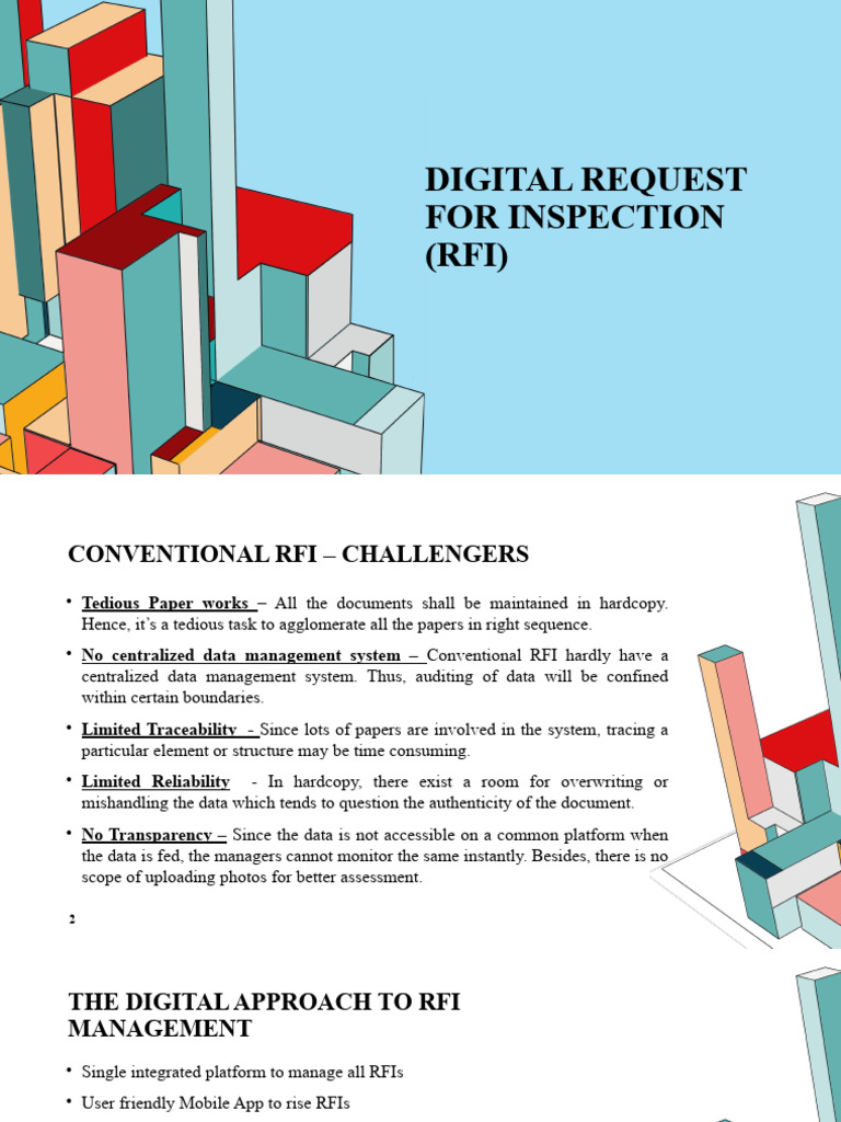 Digital Request For Inspection (RFI) | PDF