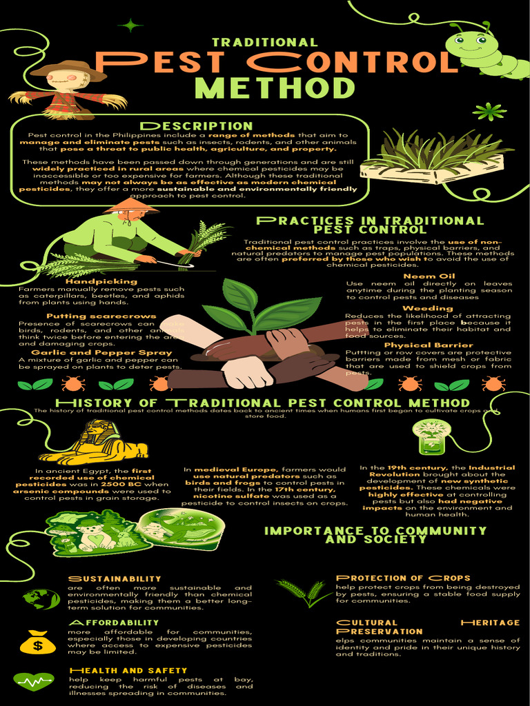 Black and Green Bold Illustrative Environmental Sustainability ...