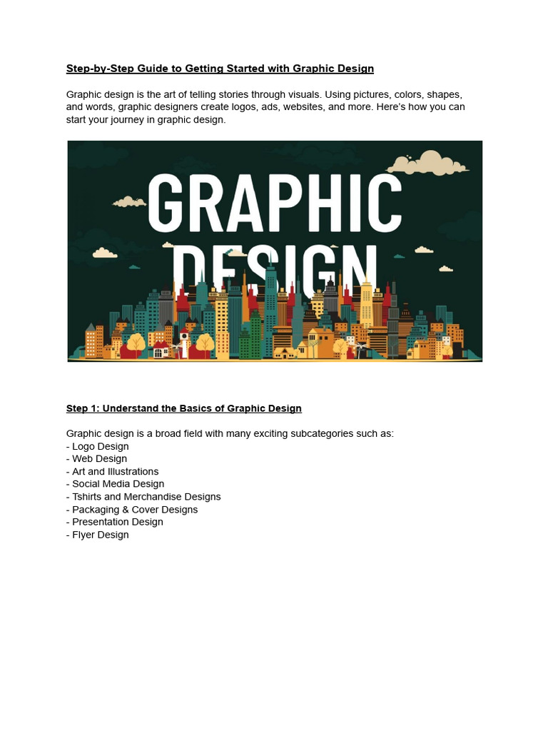 Guide 1_ Graphic Design | PDF | Graphic Design | Graphics