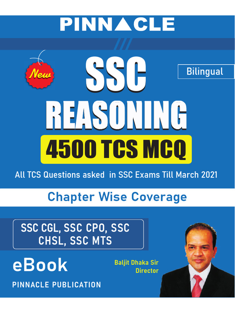 Demo 50 Pinnacle SSC Reasoning Bilingual - 2021 Edition | PDF