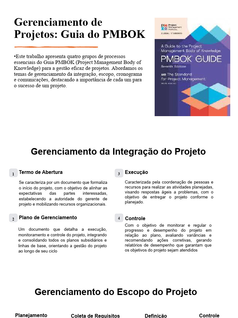 Gerenciamento de Projetos Guia Do PMBOK - 2 | PDF | Business