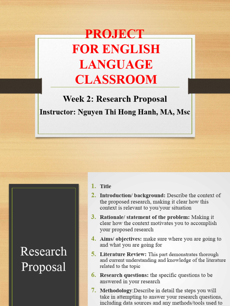 HanhC Level 4 PJ Lesson 2 Research Proposal | Download Free PDF | Methodology | Data