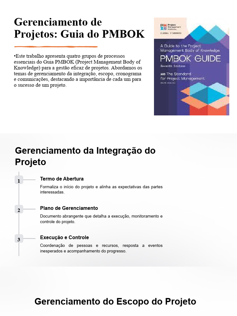 Gerenciamento de Projetos Guia Do PMBOK | PDF | Business