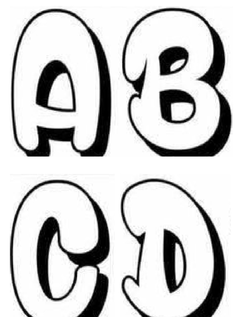 Letras Burbuja | PDF