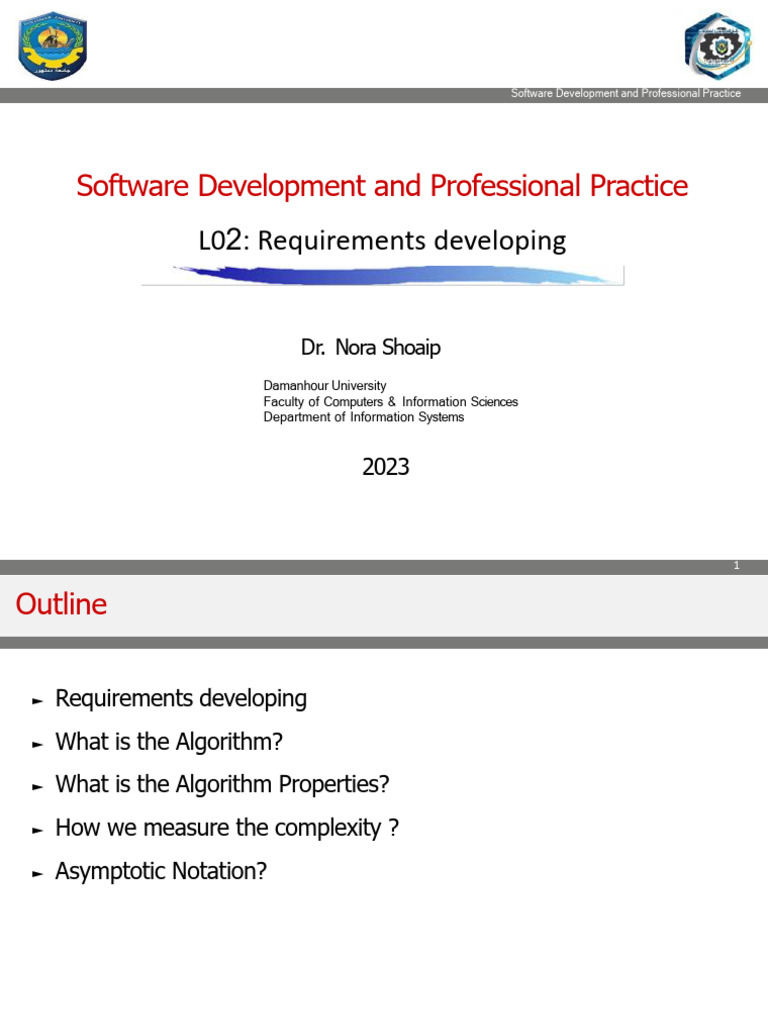 Software Development - L02 | PDF | System | Conceptual Model