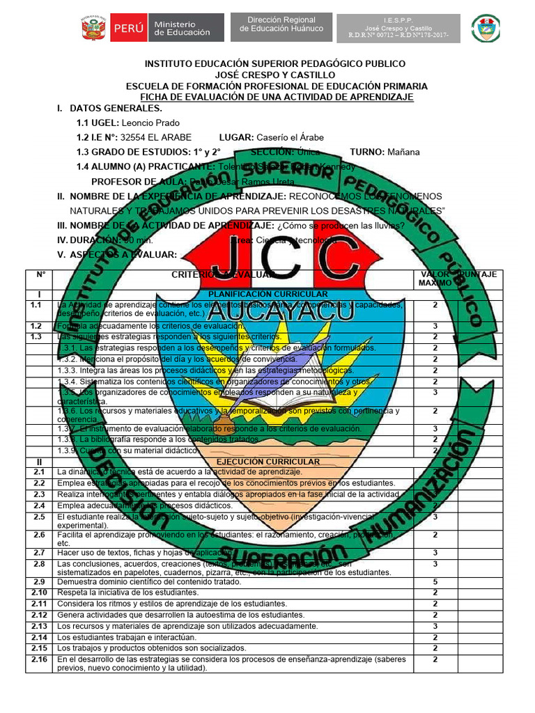 Ficha de Cyt | PDF | Evaluación | Aprendizaje Ficha de Cyt | PDF | Evaluación | Aprendizaje