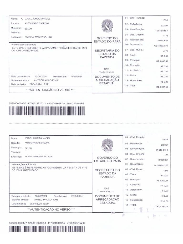 Dae Pa 8.897,58 | PDF