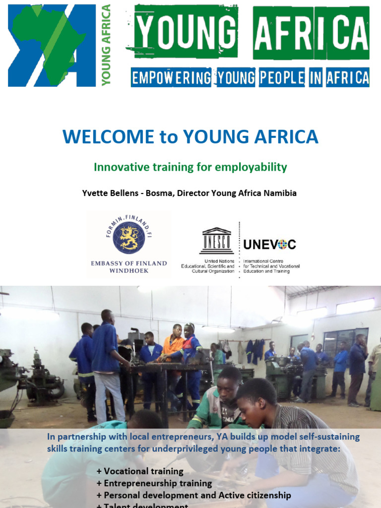 2017-02-15 Young Africa Skills Training Model PPT at ECSA Conf. 2017 ...