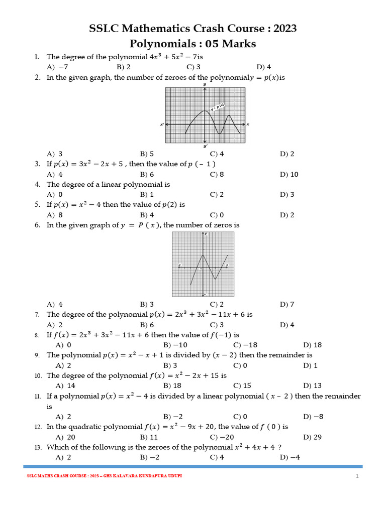 10 Maths Chapter 09 | PDF | Polynomial | Quadratic Equation