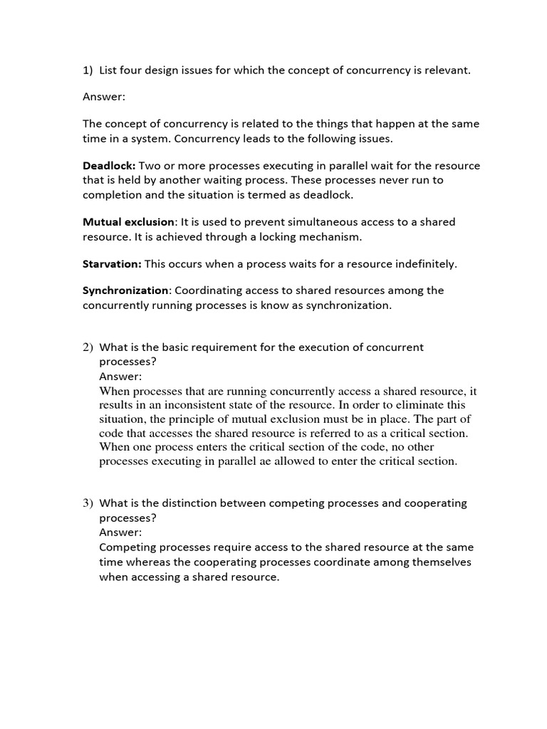 Ch05 Problems Solving | PDF | Process (Computing) | Computer Architecture