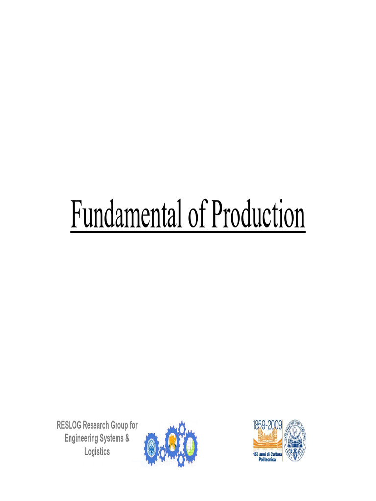 01 - Production Principles | PDF | Time Series | Sampling (Statistics)