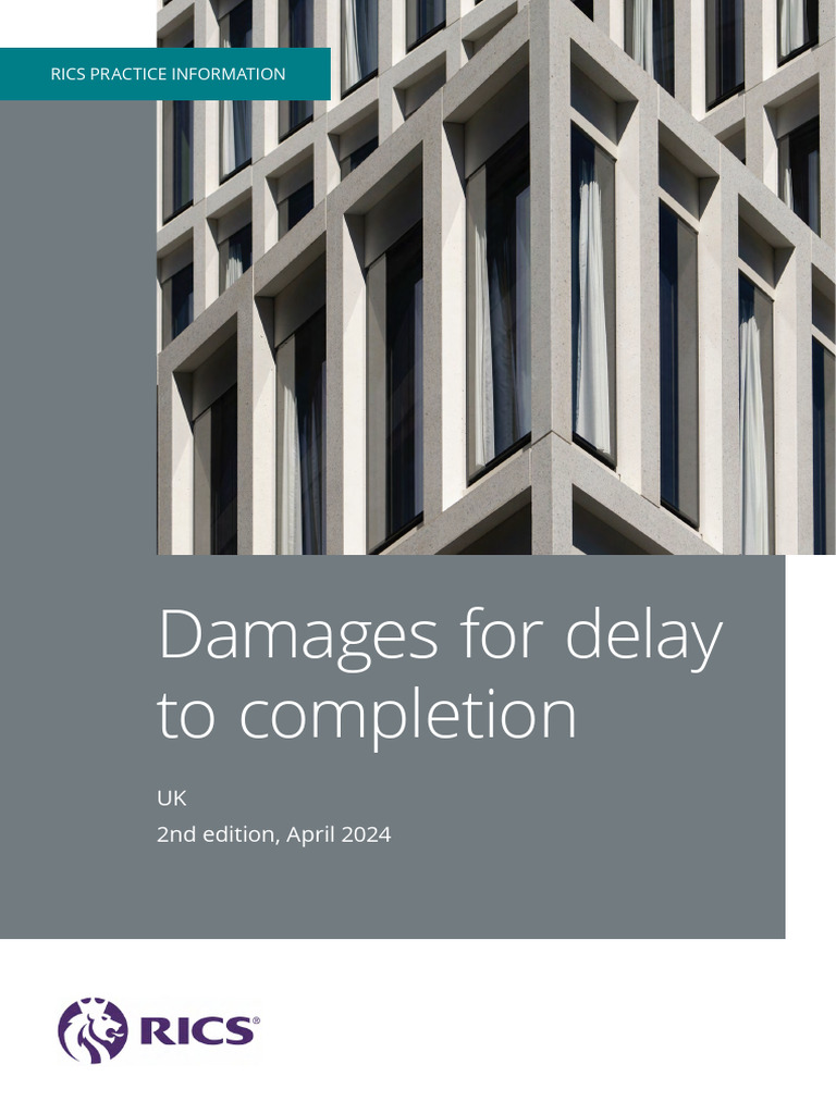 Damages For Delay To Completion 2nd Edition | PDF | Damages ...