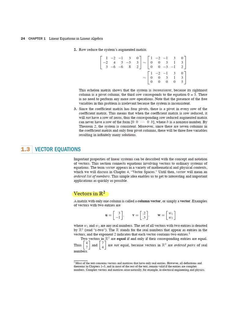 1.3 Vector Equations-1 | PDF