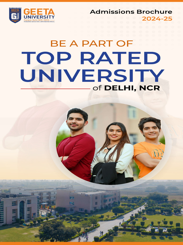 Geeta University 2024 Brochure | PDF | Skill | Analytics