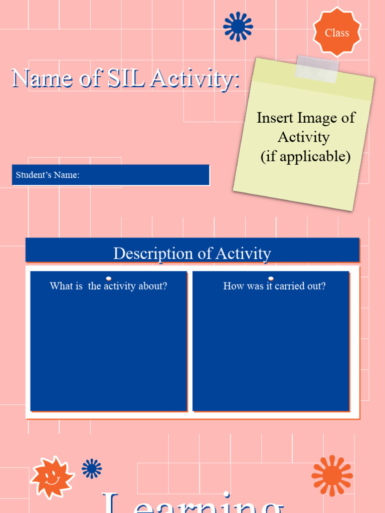 Template - Student Initiated Learning Presentation | PDF | Cognition ...