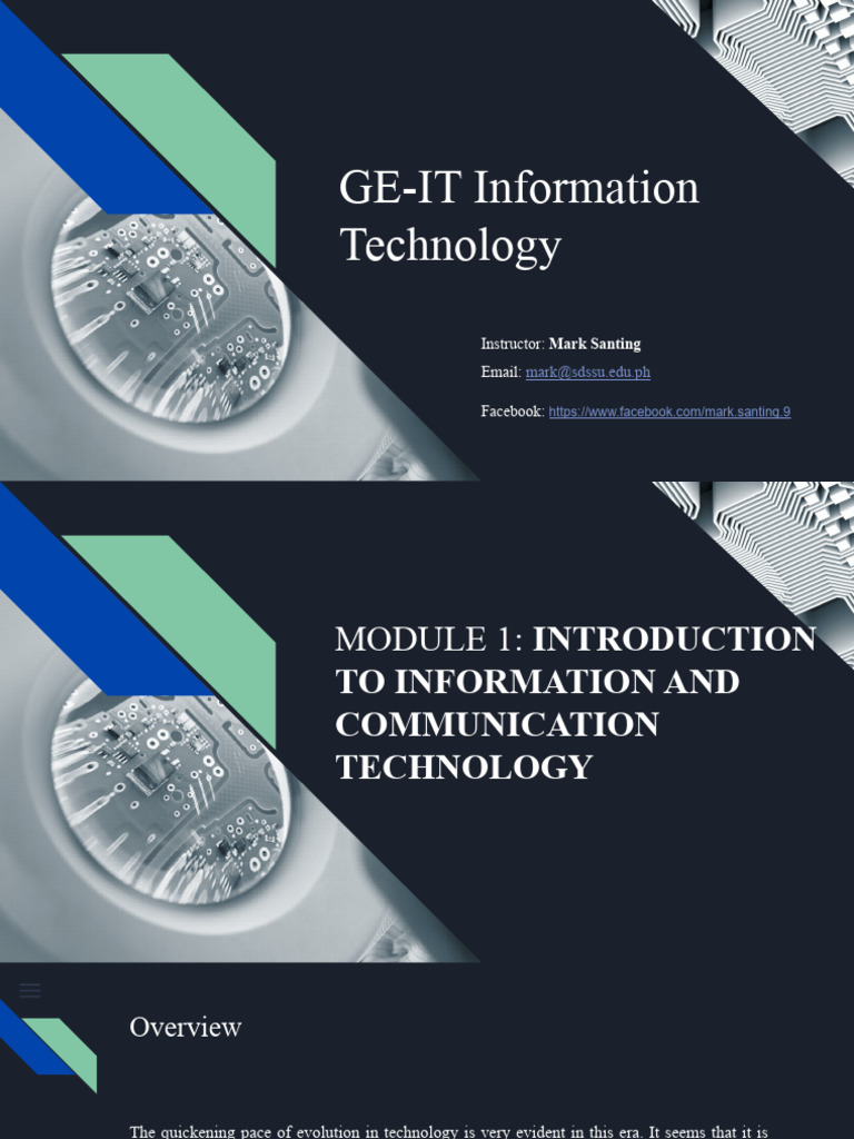 Ge It | PDF | Educational Technology | Information And Communications Technology