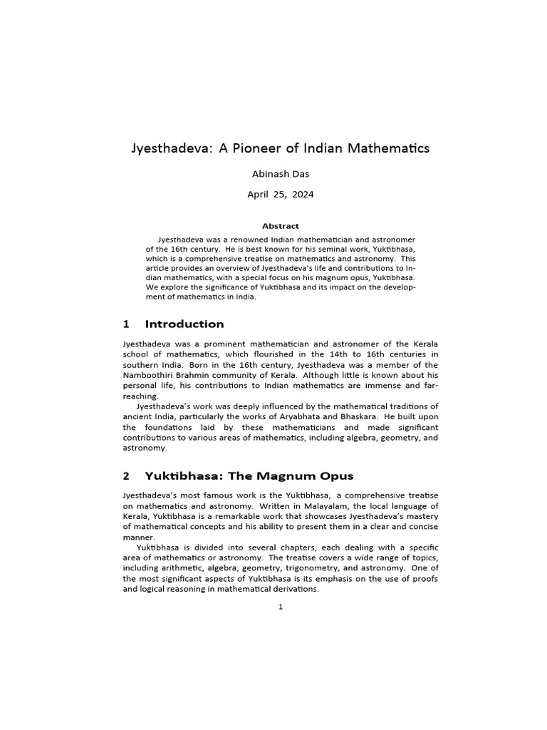 Jyesthadeva-2_(1) | PDF | Mathematics | Observation
