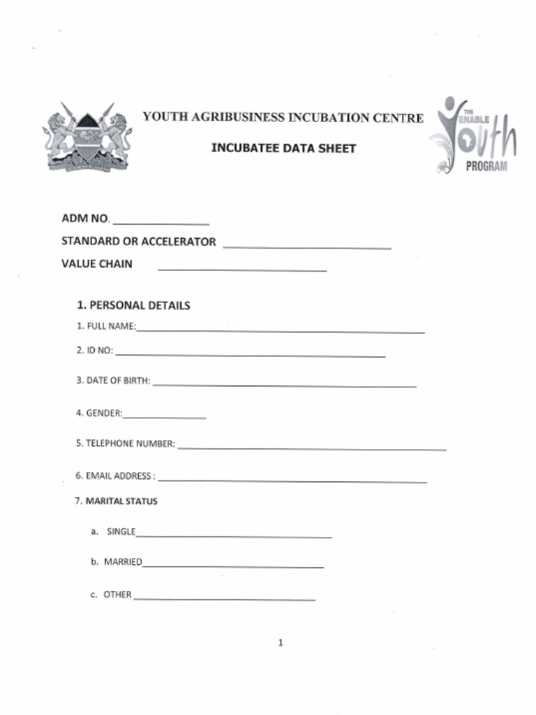 Incubatee Data Sheet | PDF