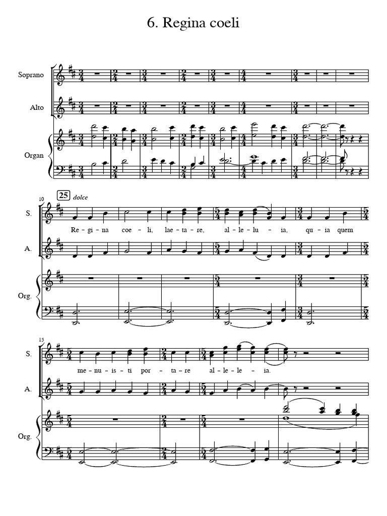 6. Regina Coeli | PDF