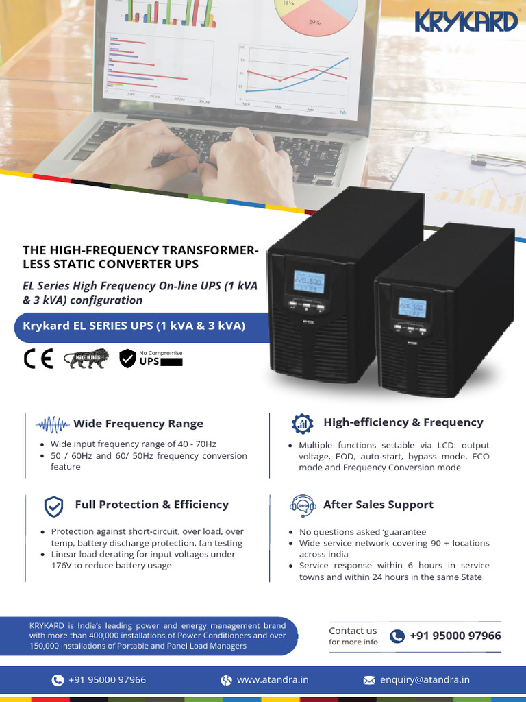 EL Series (1kVA-3kVA) | PDF | Mains Electricity | Power (Physics)