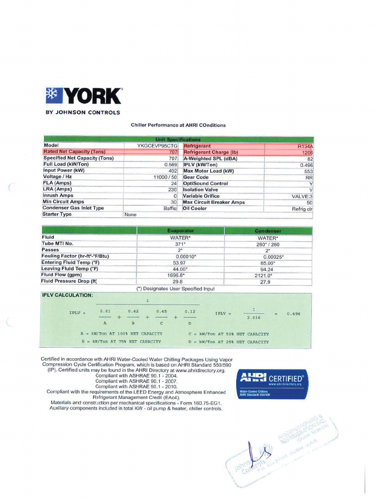 Refrigerant Datasheet | PDF
