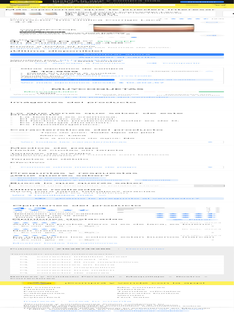Corrector Trío Unifica Corrige Laca MercadoLibre | PDF