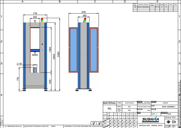 Fixture Assembly Drawing | PDF | Industrial Processes | Secondary ...