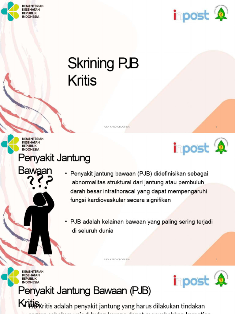 Skrining PJB Dan SHK Bayi Baru Lahir | PDF