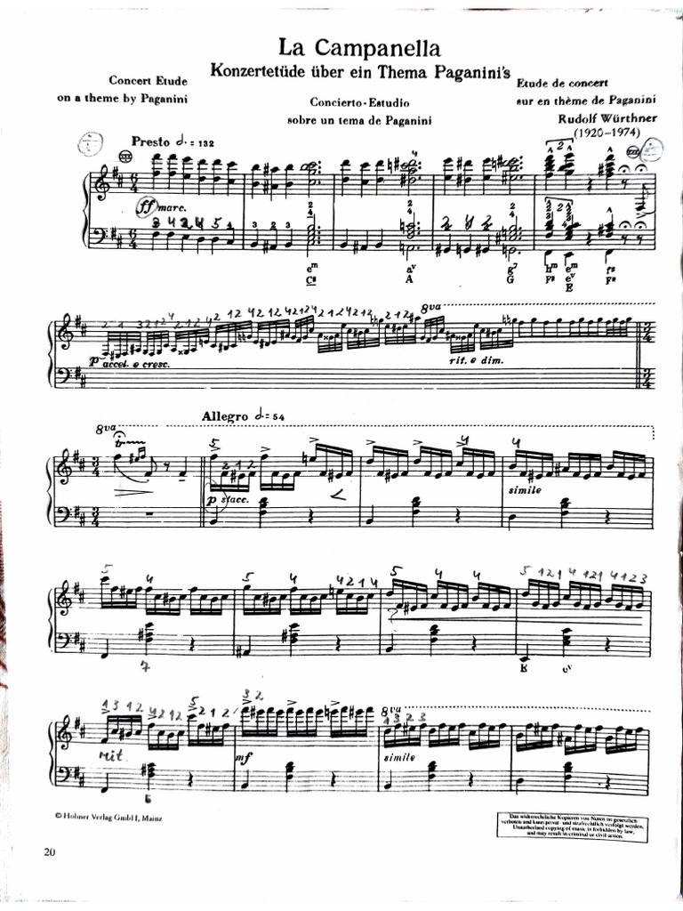 R.Wurthner - ,,la Campanella | PDF