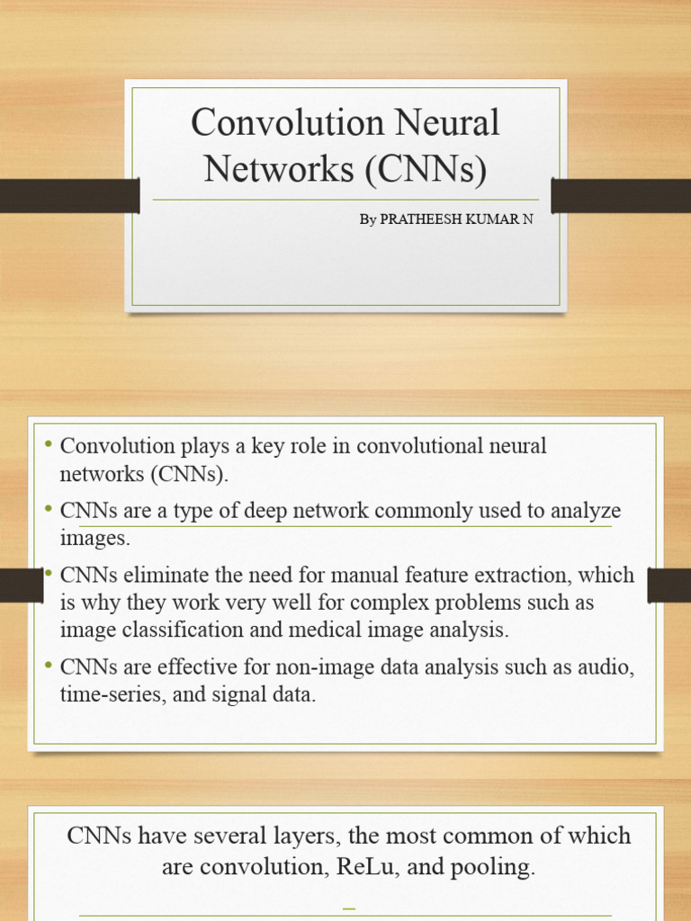 Convolution Neural Networks (CNNS) | PDF