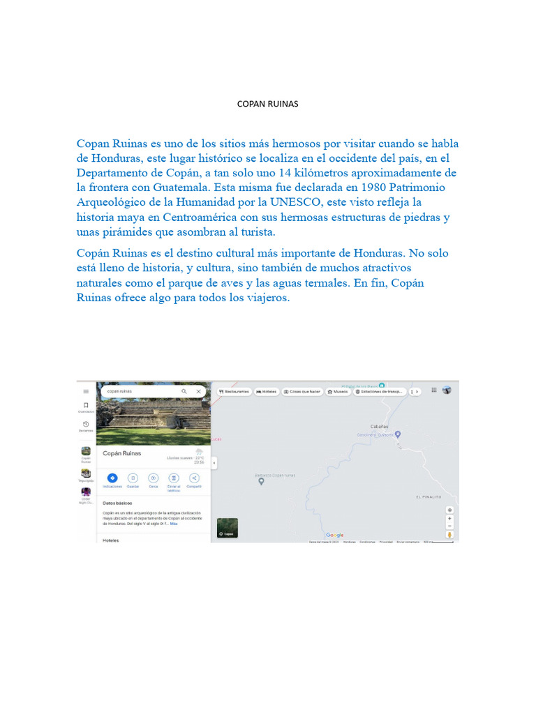 Copan Ruinas | PDF
