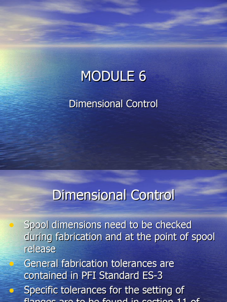Dimensional Tolerance | PDF
