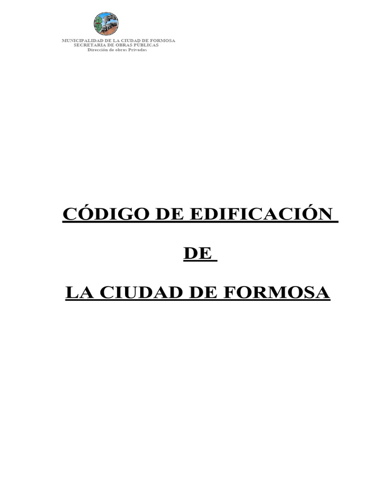 Nuevo Codigo de Edificación Fsa | PDF | Ingeniero civil | Visa de viaje