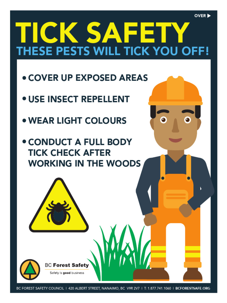 BCFS 8.5x11 TickSafety V1 | PDF | Lyme Disease | Medical Specialties