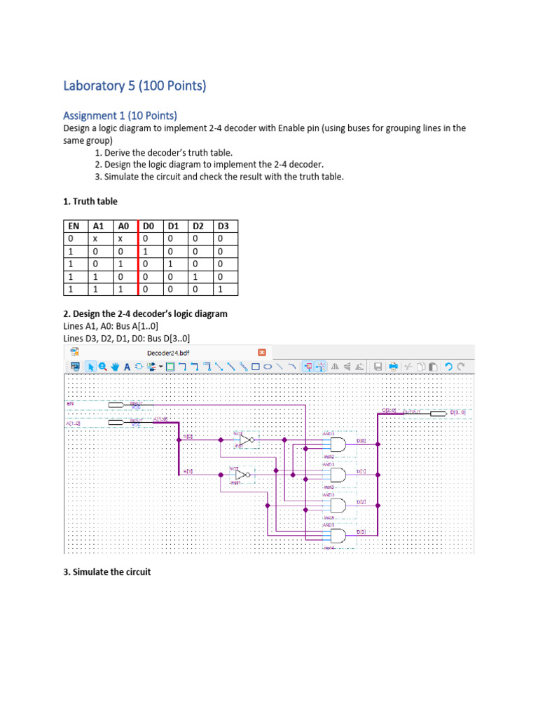 Lab5 (8) | PDF | Logic Gate | Electronics