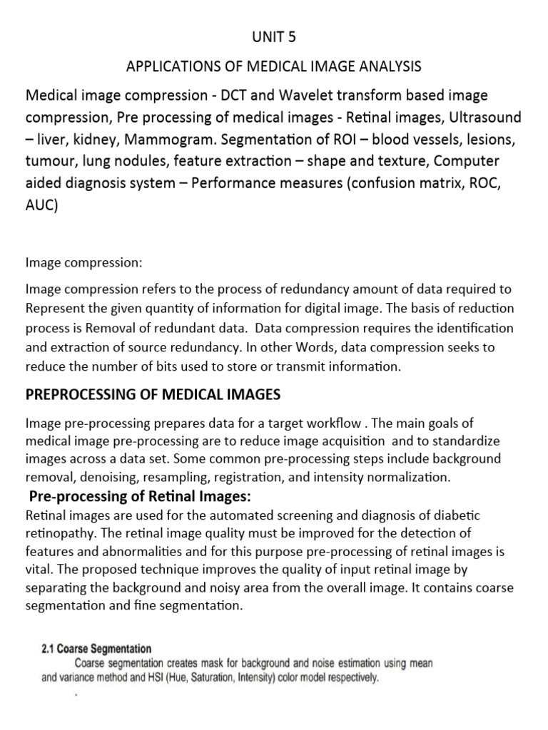 Preprocessing of Medical Images | PDF | Mammography | Medical Ultrasound