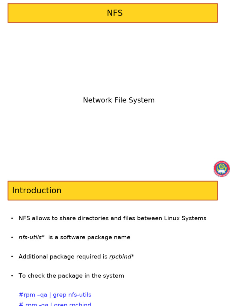 5.2.1 NFS | PDF