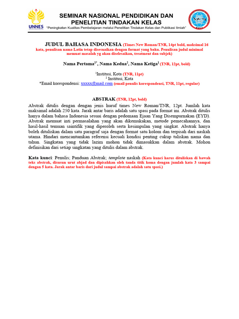 Template Full Paper Semnas PTK 2024 | PDF