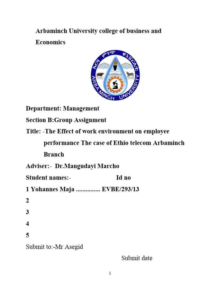 Edited BRM Assignment | PDF | Employment | Sampling (Statistics)