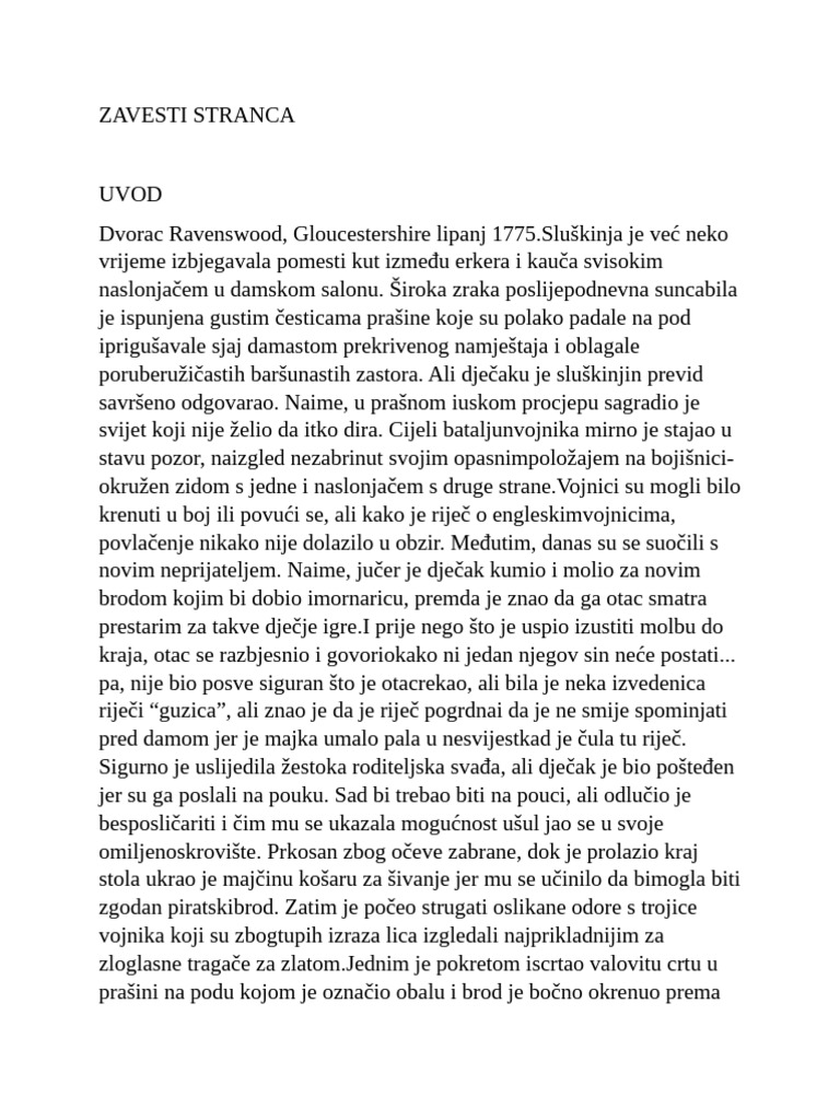 Zavesti Stranca | PDF