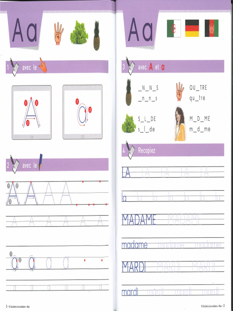 Ma Clé Alpha Cahier d'Écriture | PDF