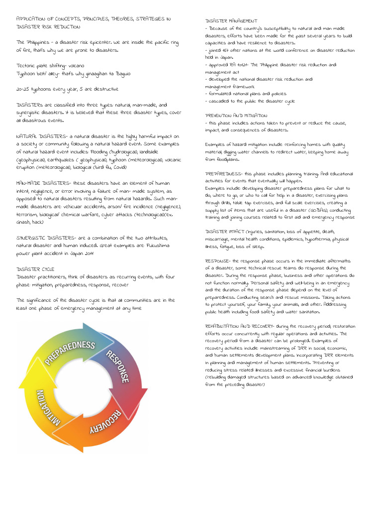 Application of Concepts, Principles, Theories, and Strategies in ...