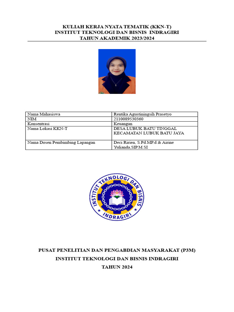 Logbook Rentika | PDF