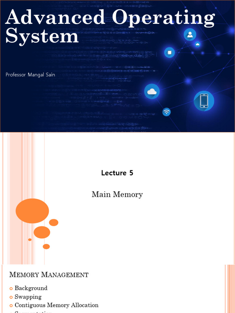 Lecture 05 | PDF | Computer Data Storage | Process (Computing)